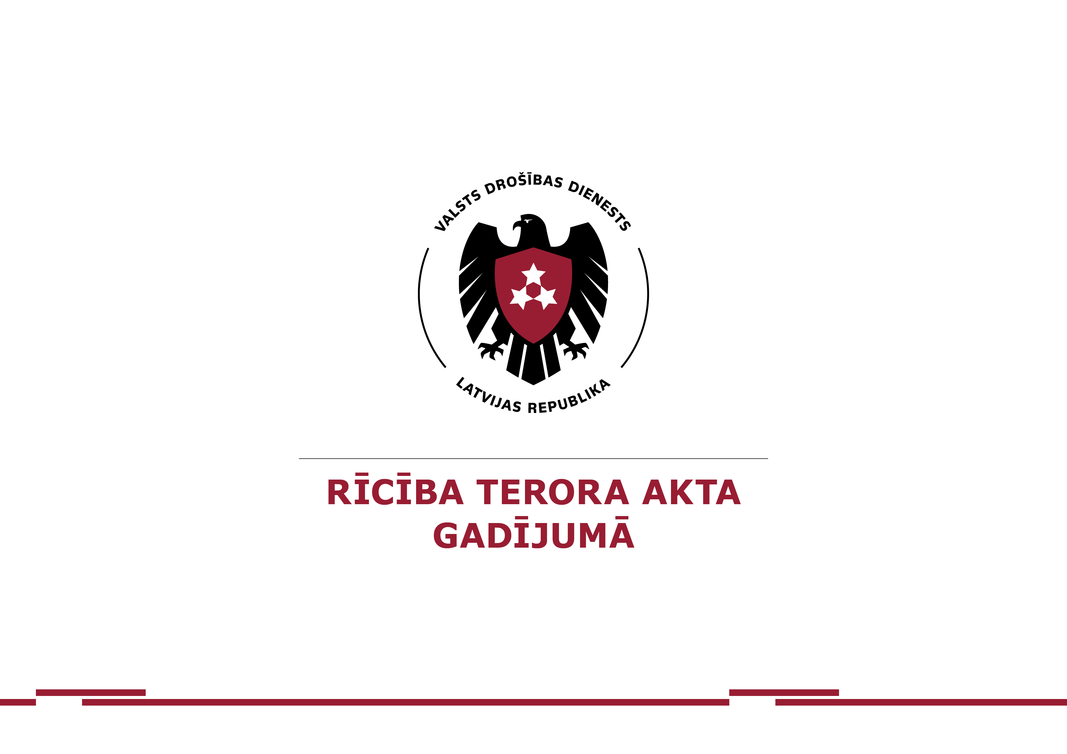 VDD buklets "Rīcība terora akta gadījumā" | Sargs.lv